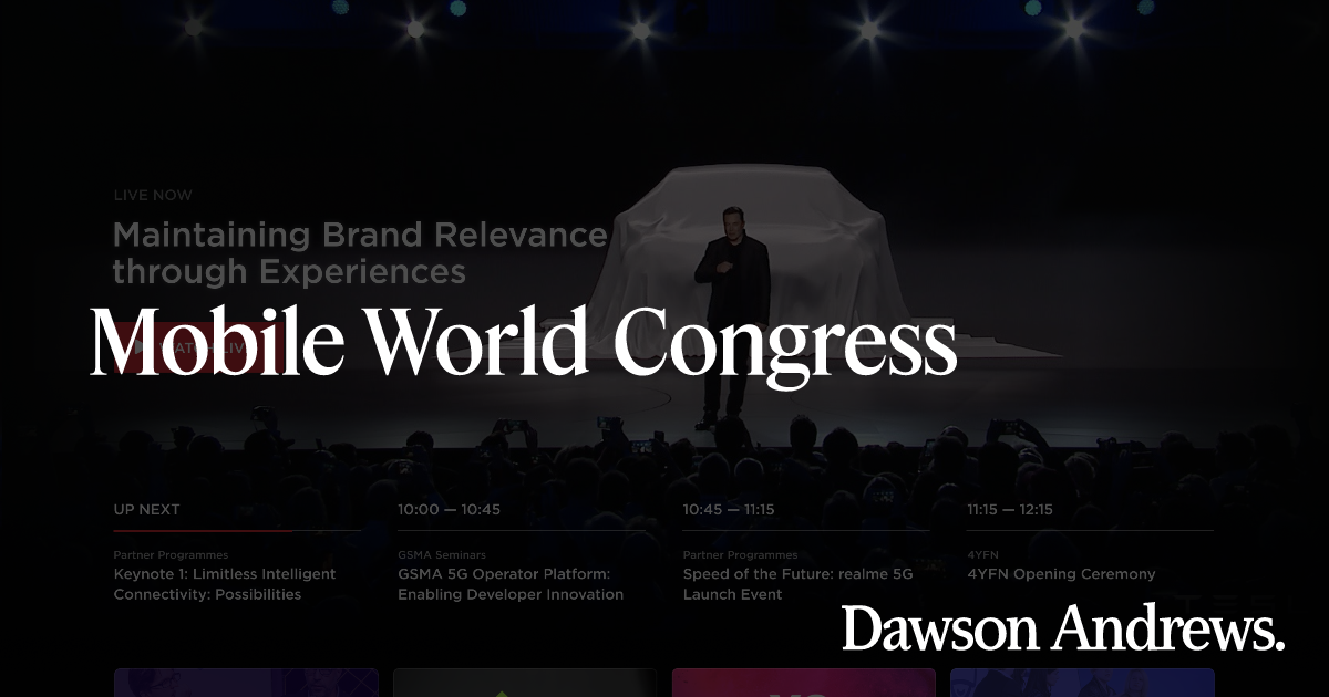 Mobile World Congress | Dawson Andrews